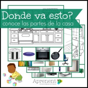 El imprimible de la semana: las partes de la casa - Aprenent